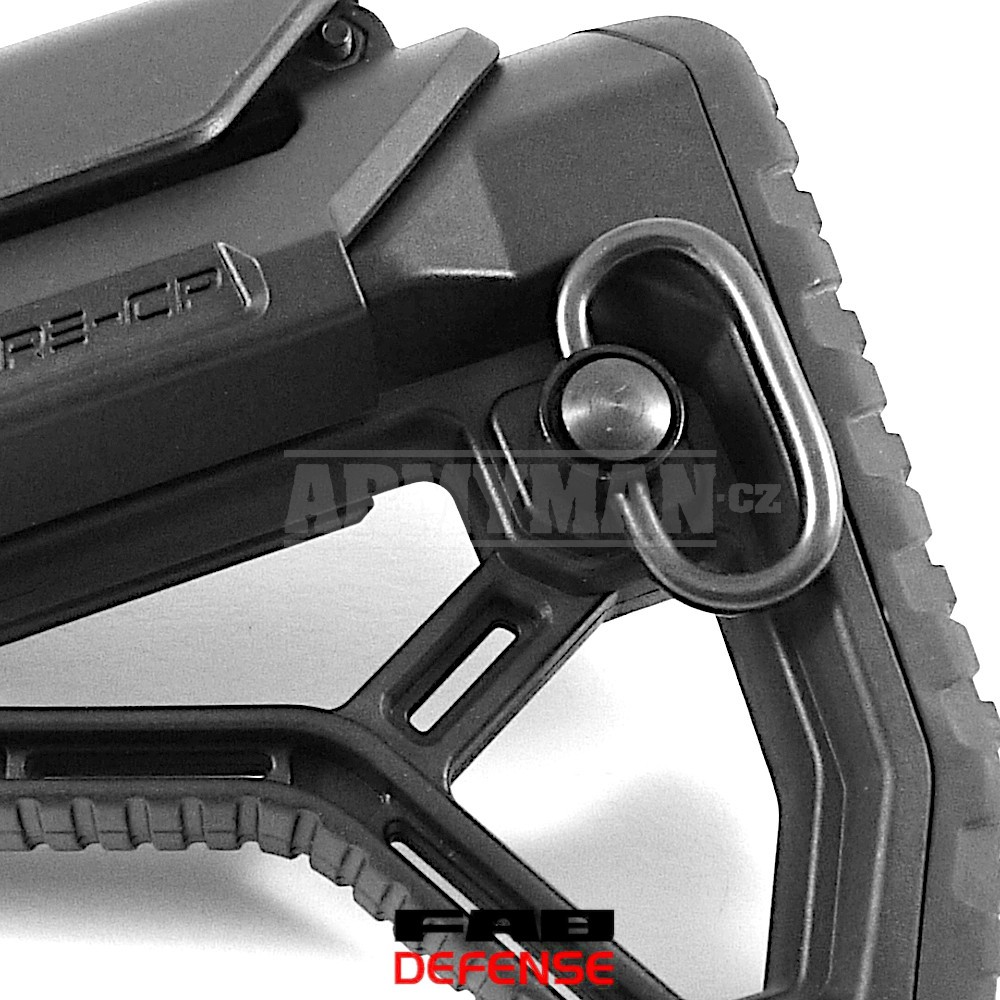 FAB Defense GL-CORE CP with cheek, army black buttstock - armyman.cz