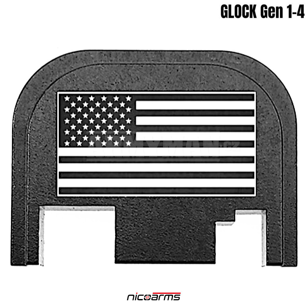 Glock 19 Slide Cover Plate NICOARMS GLKP 700, GLOCK Slide Cover Plate